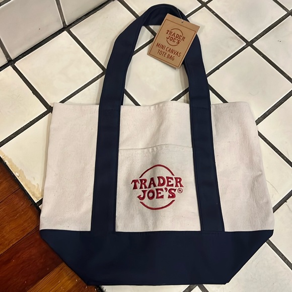 trader Joe’s | Bags | Trader Joes Mini Canvas Tote Bag | Poshmark